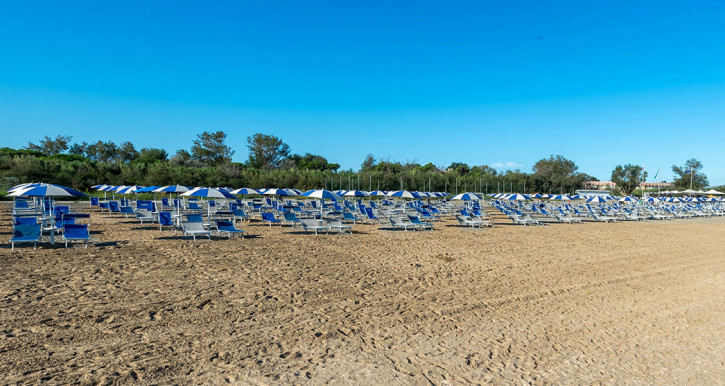 Beach holidays at Albarella: the beach